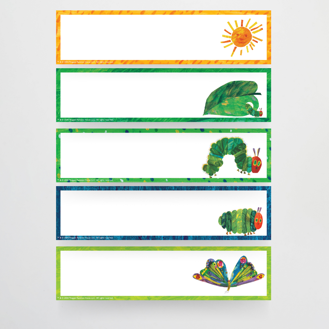 Rectangle Medium Labels - The Very Hungry Caterpillar™ | Gifted and ...