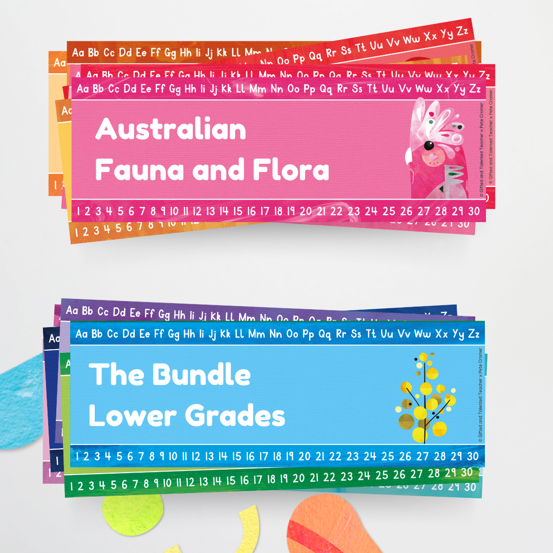 Australian Fauna and Flora Classroom Decor (Lower Grades) Bundle