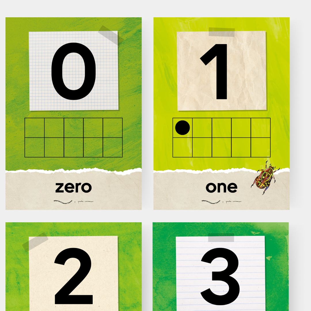 Pete Cromer: Ten Frames Number Posters - Insect Life Classroom Decor ...