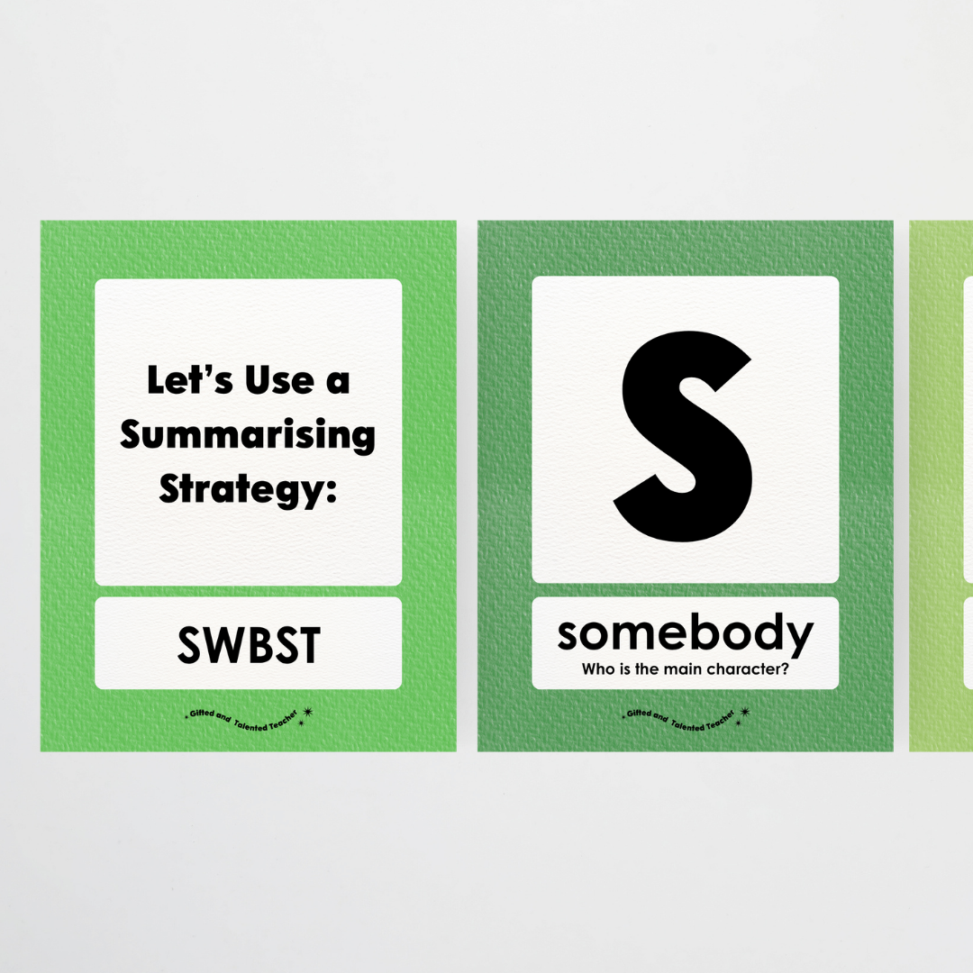Summarising the Text: SWBST Somebody, Wanted, But, So Then - Leafy ...