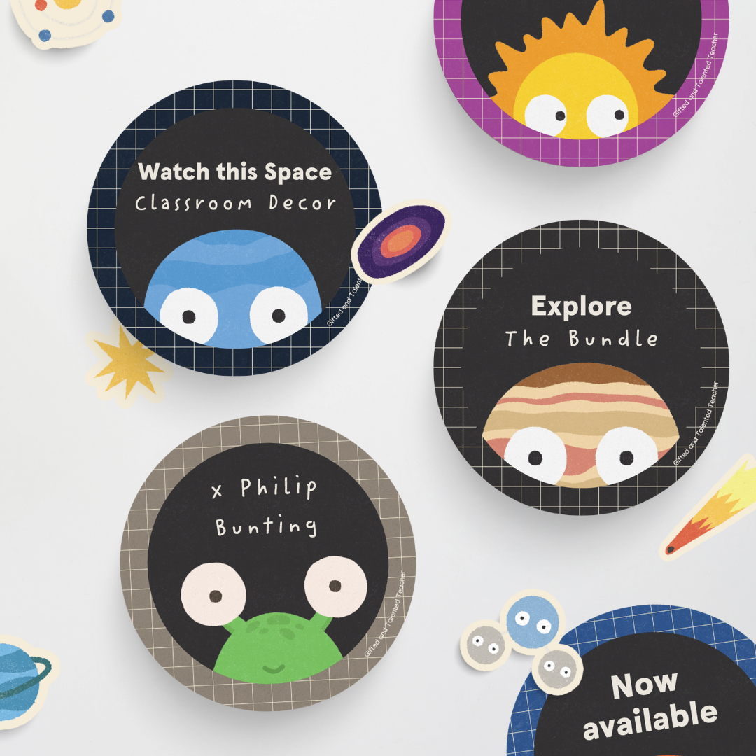 Philip Bunting Space Themed Classroom Decor Bundle - Teacher Resources