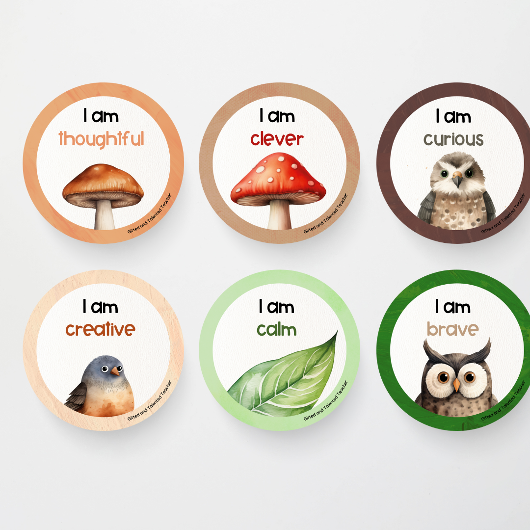 Affirmation Station - Woodland Classroom Decor | Gifted and Talented ...