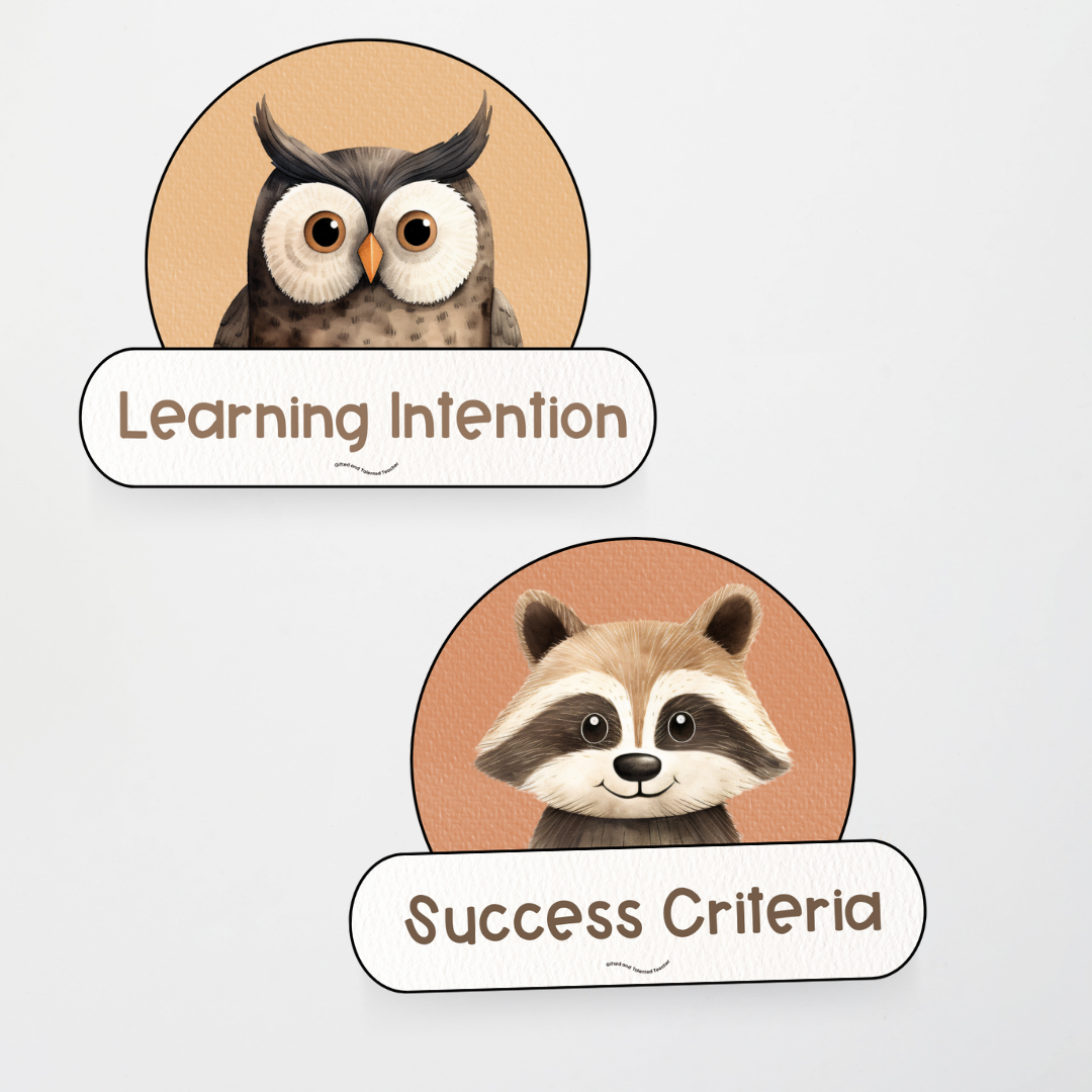 Visible Learning - Woodland Classroom Decor | Gifted and Talented ...