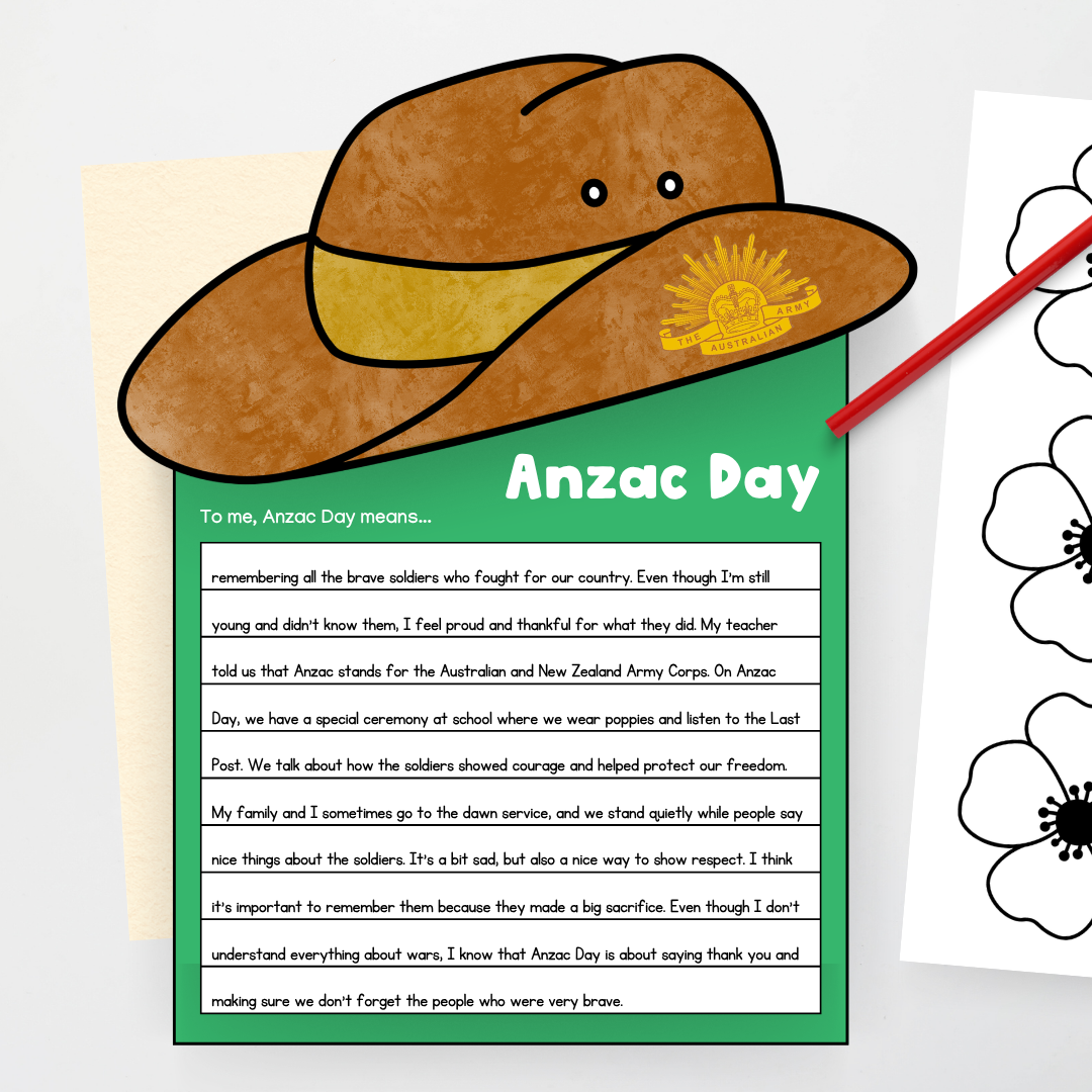 Meaningful Anzac Day Activities for the Classroom Printable Resources
