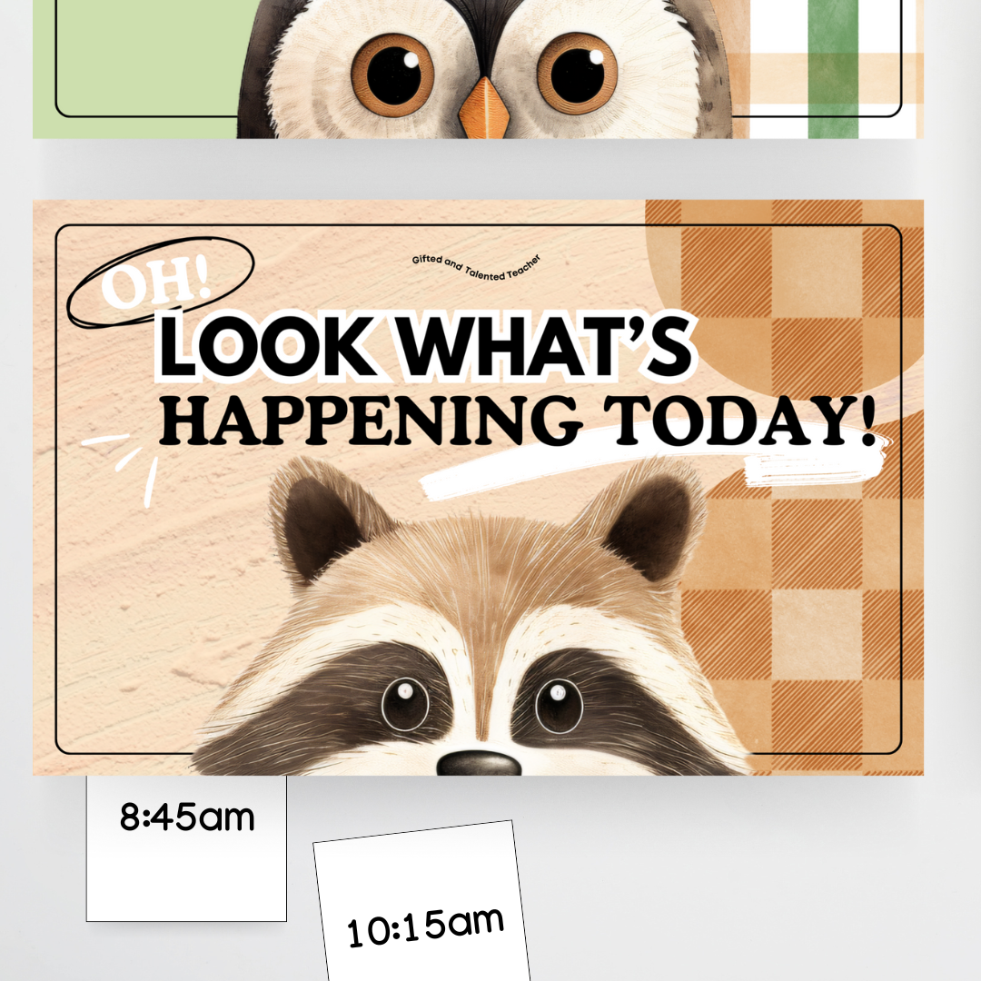 Woodland Classroom Decor: How to Create a Calm and Cozy Classroom Using ...