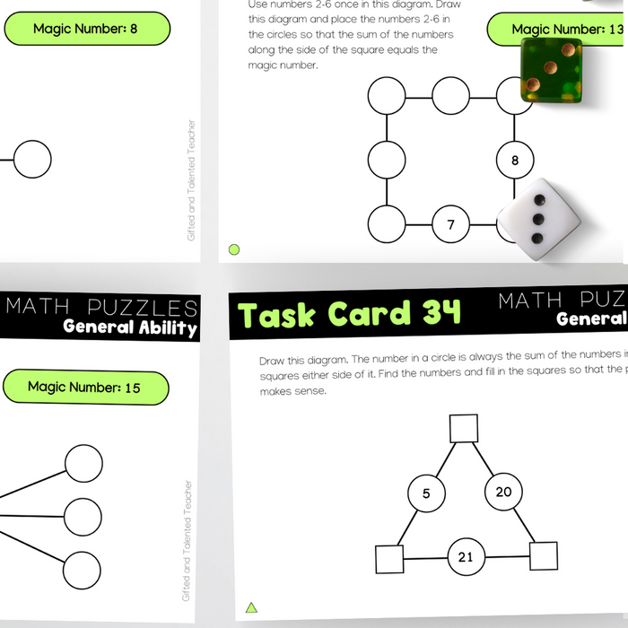 Mathematics Puzzles: General Ability | Maths Teacher Resources