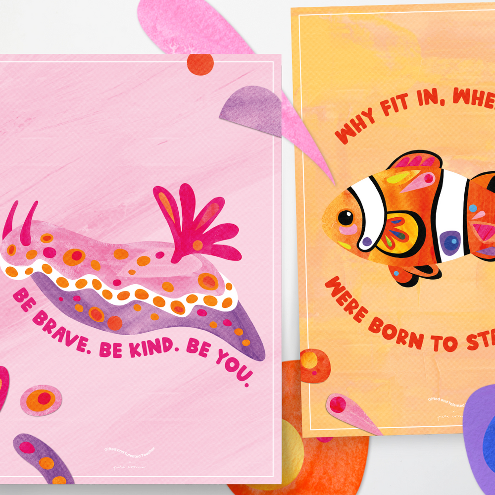 Pete Cromer: Quote Posters - Sea Life Classroom Decor | Gifted and ...