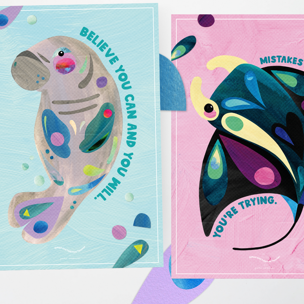 Pete Cromer: Quote Posters - Sea Life Classroom Decor | Gifted and ...