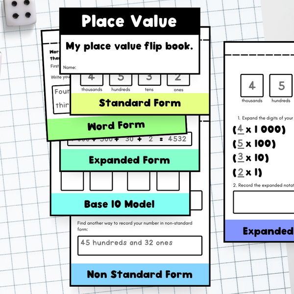Place Value Flip Book Activity | Gifted and Talented Teacher - Teacher ...