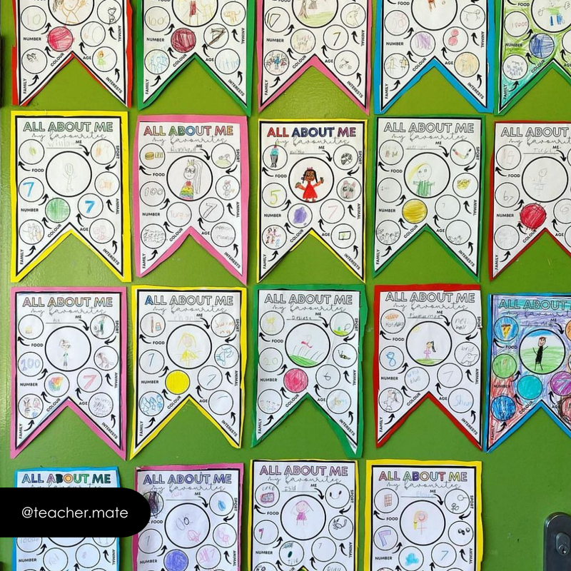All About Me Bunting | Back to School Teacher Resource (Year 3–6)