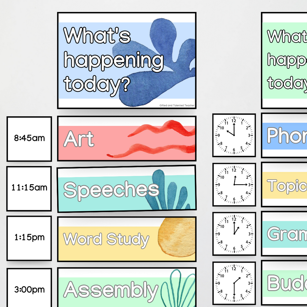 Matisse: Daily Schedule | Color | Colour | Gifted and Talented Teacher ...