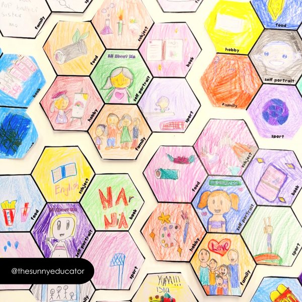 Back to School All About Me: Honeycomb Hexagons | Teacher Resources