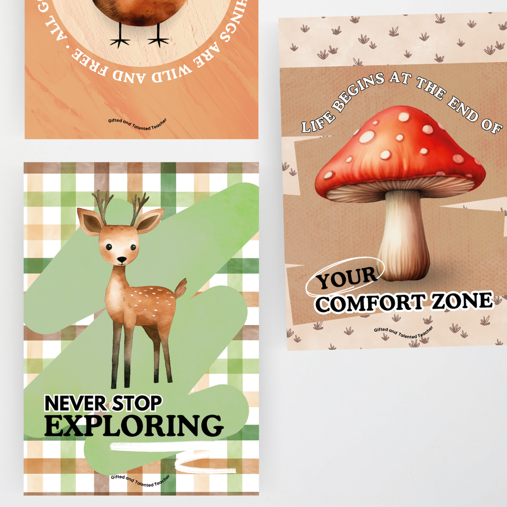 Woodland Classroom Decor Bundle | Gifted and Talented Teacher - Teacher ...