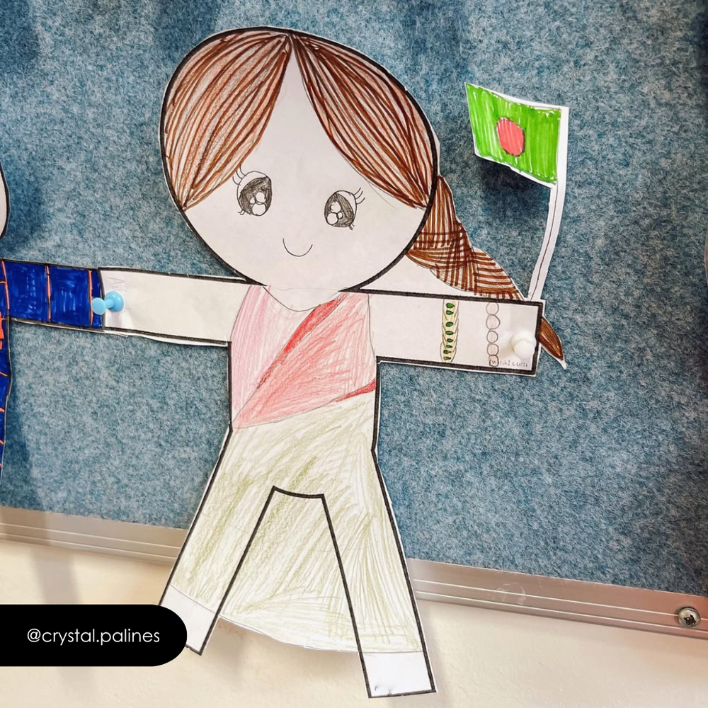 Harmony Day and Harmony Week: Paper Doll Chain | Gifted and Talented ...