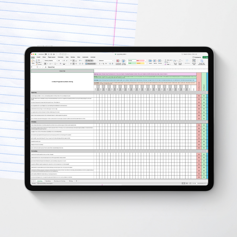 Digital Assessment Book - EAL/D Progressions | Teacher Resources