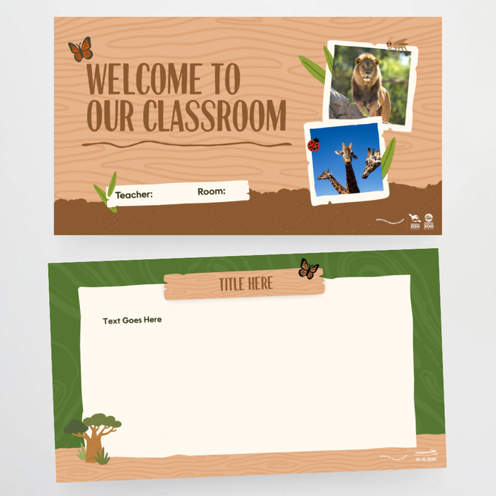 Taronga Zoo: Digital Slides - Zoo-Themed Classroom Decor