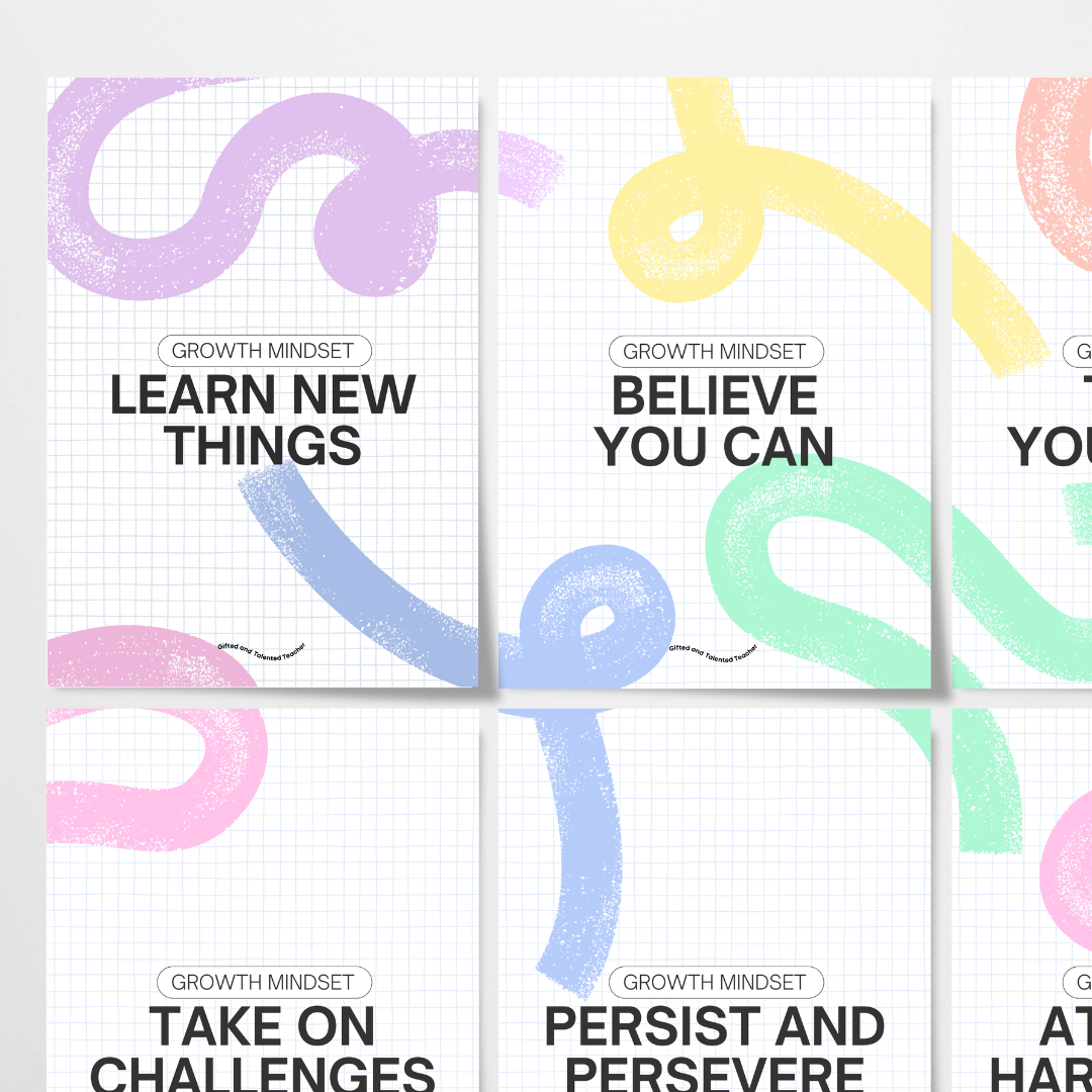 Quote Posters - School Doodles Classroom Decor | Gifted and Talented ...