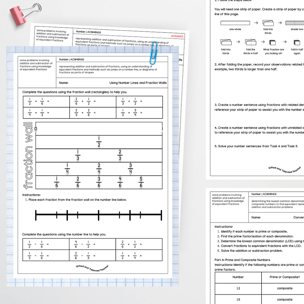Number - Year 6 Australian Curriculum AC9M6N05 | Gifted and Talented ...
