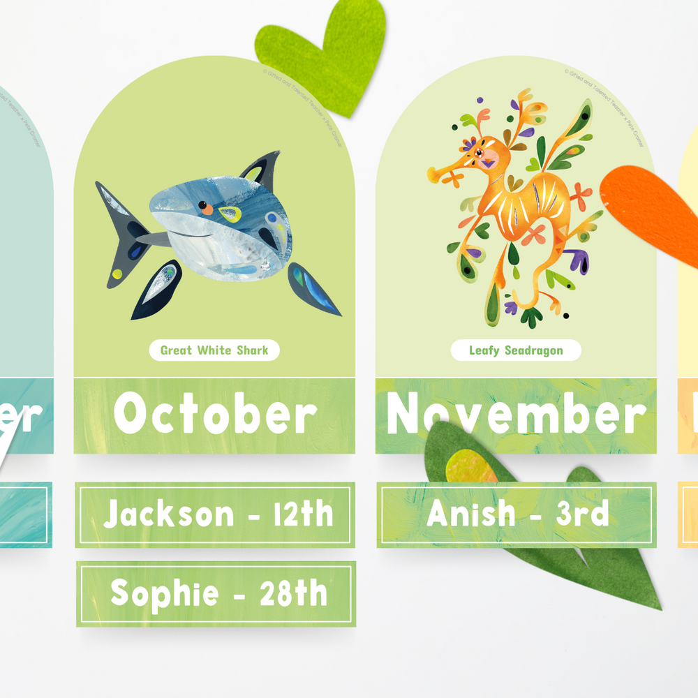 Classroom Birthday Displays | Gifted and Talented Teacher - Teacher ...