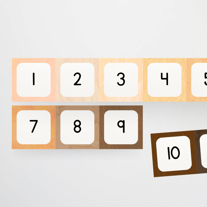 Number Line - Neutral Classroom Decor | Teaching Resources