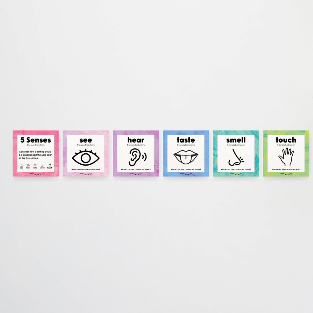 Pete Cromer: 5 Senses Brainstorm Posters - Sea Life Classroom Decor