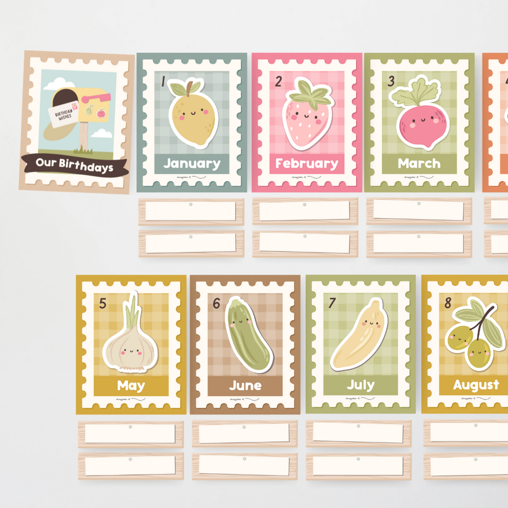 Birthday Display - Farmers Market Classroom Decor | Gifted and Talented ...