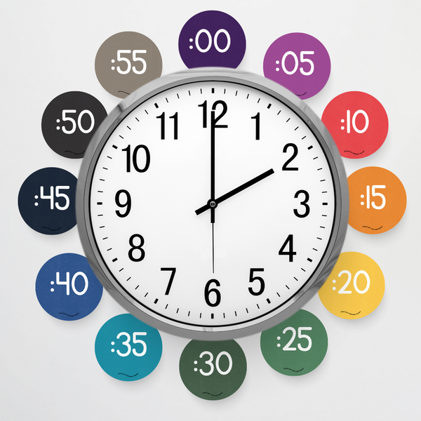 Philip Bunting: Clock Numbers for Telling Time - Watch this Space ...