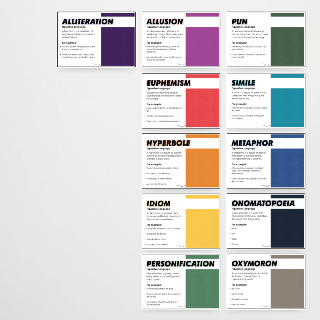 Philip Bunting: Figurative Language Classroom Posters - Watch this ...