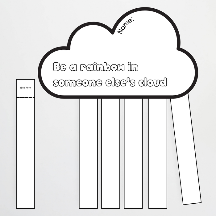 Be a rainbow in someone else's cloud | Free Teaching Activities