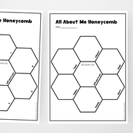 Back to School All About Me: Honeycomb Hexagons | Teacher Resources