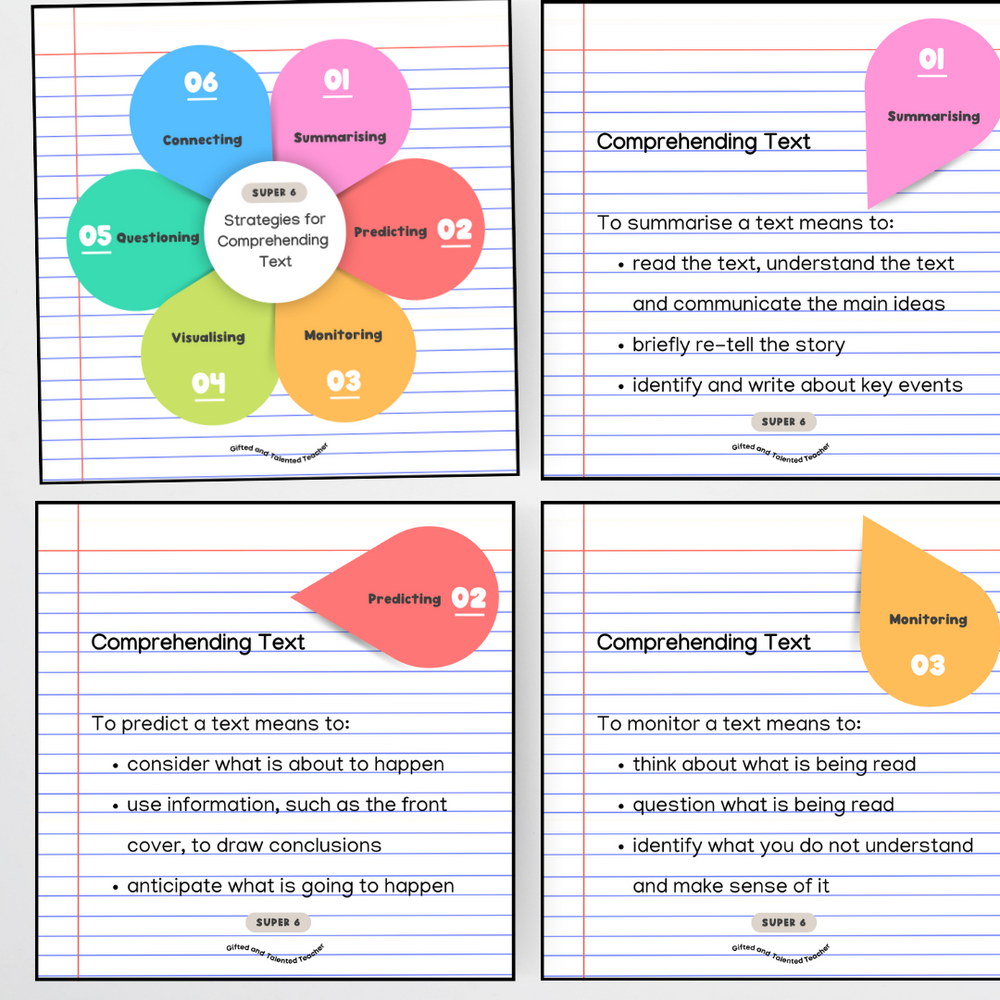 The Super 6 Strategies: Posters | Literacy Teaching Resources