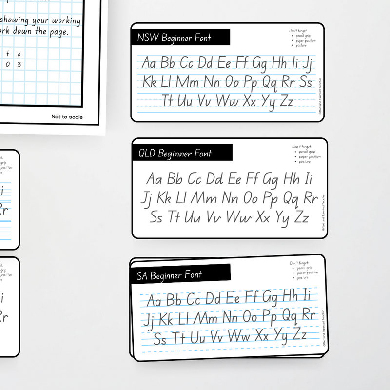 A-Z Handwriting Mats | Gifted and Talented Teacher - Teacher Resources ...