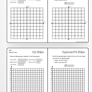 Battleships: Cartesian plane and Coordinate plane | Gifted and Talented ...