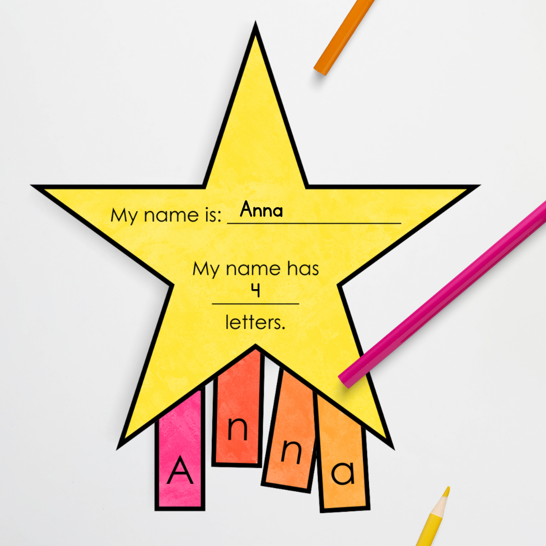 My name is: Star Lettering Activity | Teaching Activities & Resources