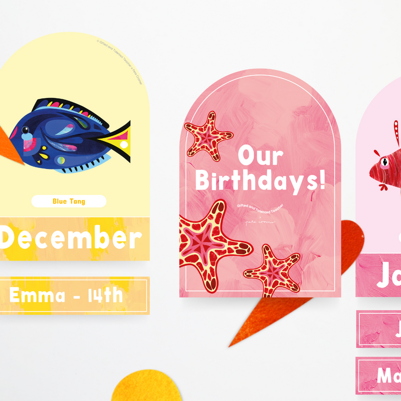 Classroom Birthday Displays | Gifted and Talented Teacher - Teacher ...