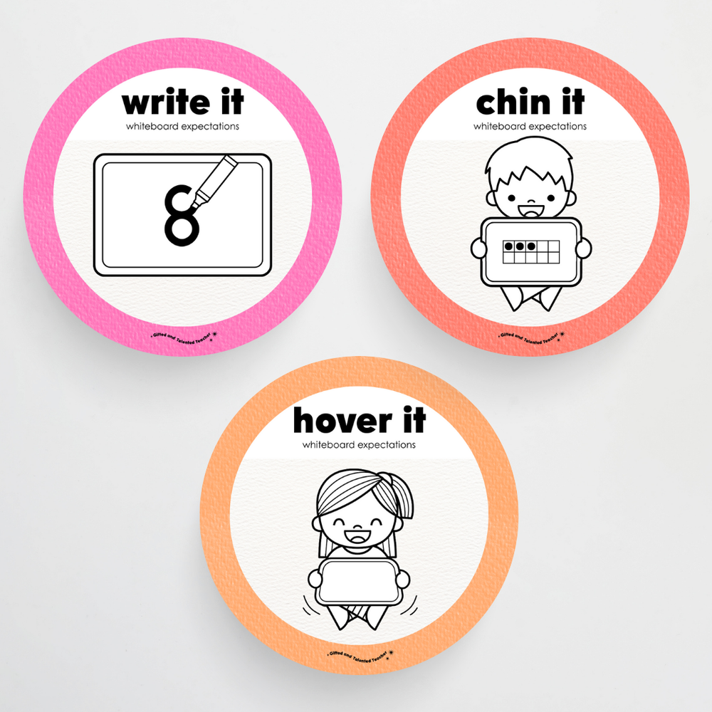Mini Whiteboard Expectations | Gifted and Talented Teacher - Teacher ...