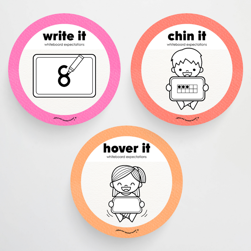 Mini Whiteboard Expectations | Gifted and Talented Teacher - Teacher ...