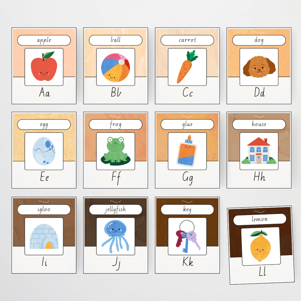 Alphabet Posters - Neutral Classroom Decor | Teaching Resources