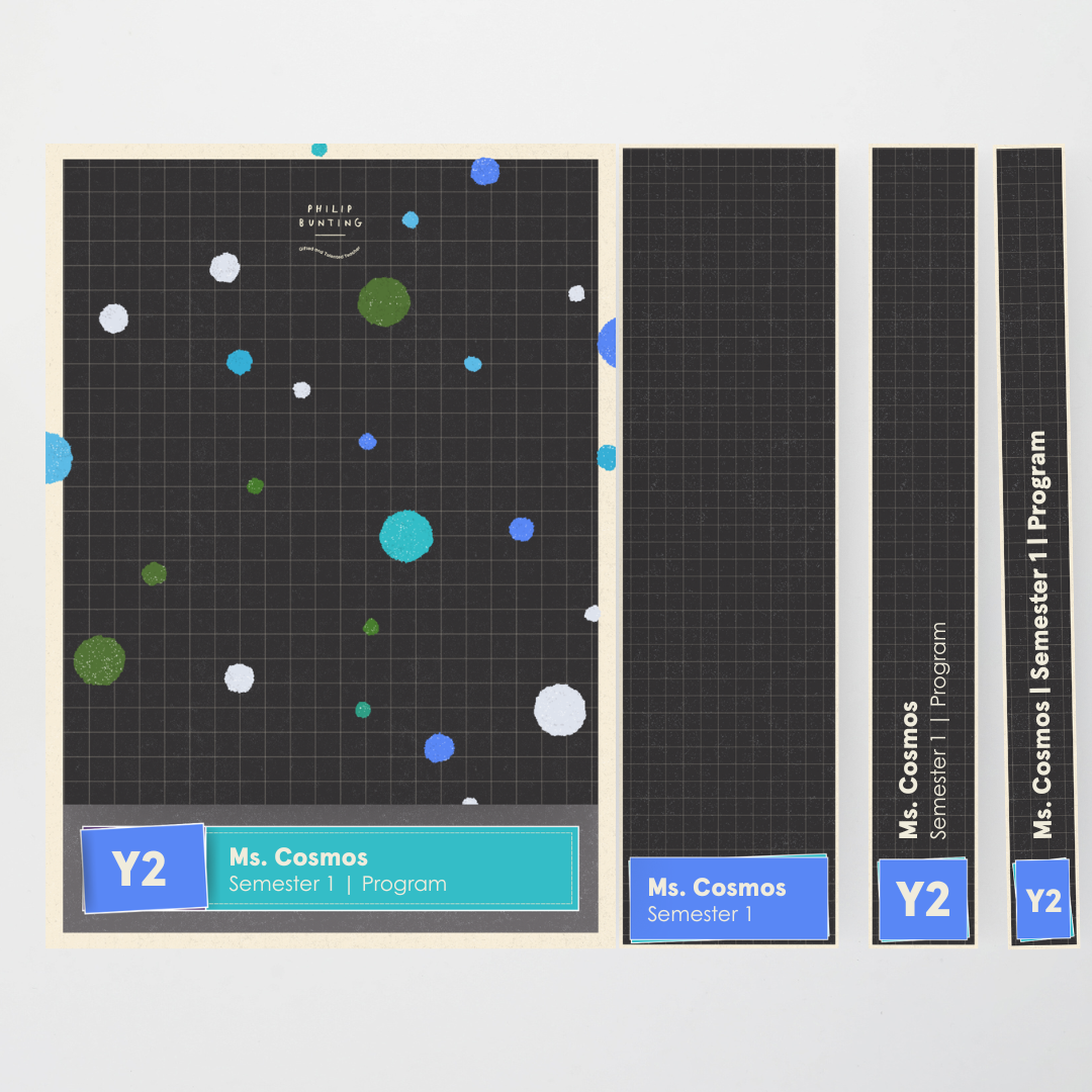 Philip Bunting: Binder Covers Set 2 - Watch this Space Classroom Decor