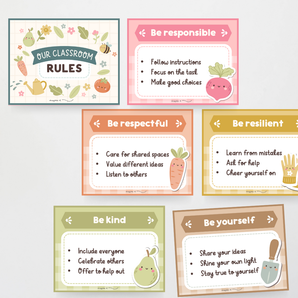 Classroom Rules - Farmers Market Classroom Decor | Teacher Resources