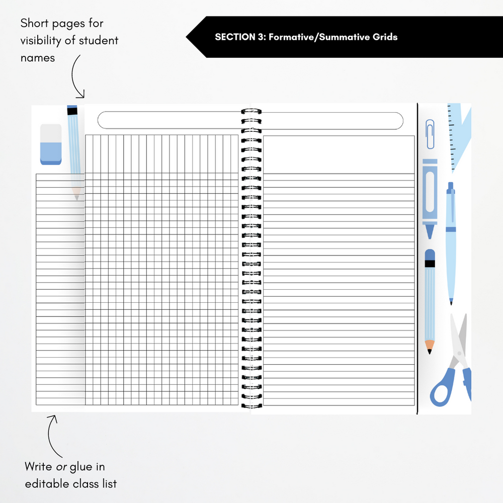 Assessment Book - Blank: Upper Grades | Gifted and Talented Teacher ...