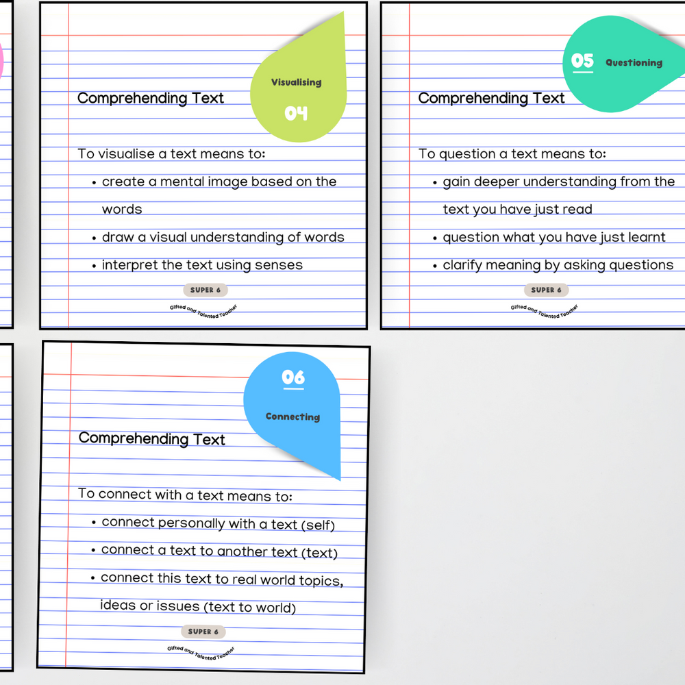 The Super 6 Strategies: Posters | Gifted and Talented Teacher - Teacher ...