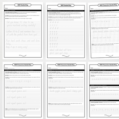 Stage 2 NSW Instructional Sequence Handwriting Activities