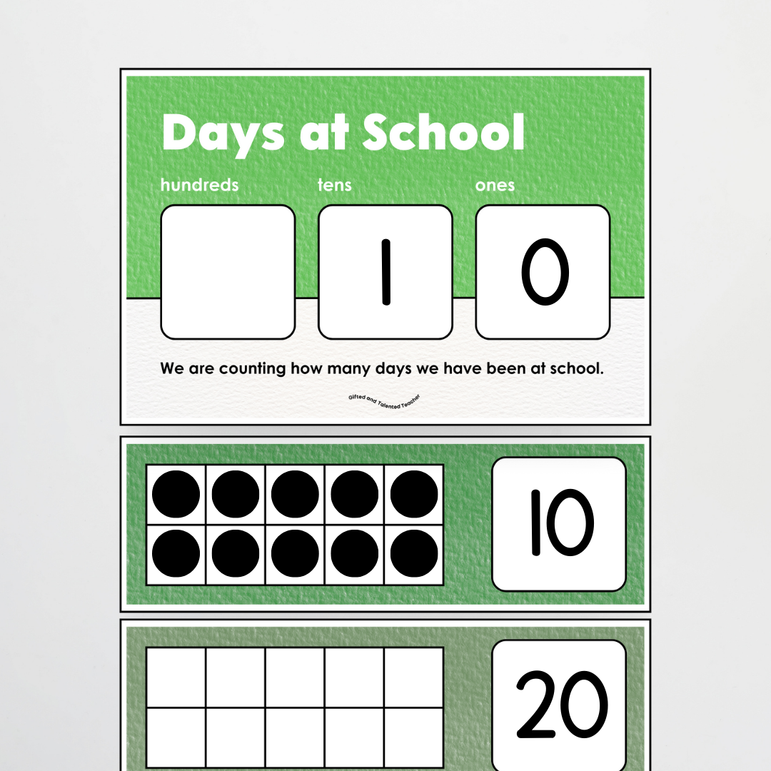Days at School - Leafy Greens Classroom Decor | Teacher Resources
