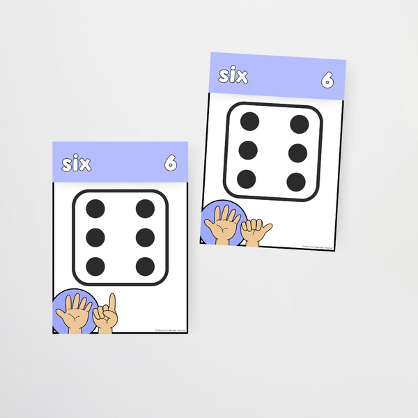 Dice Dots 0-6 | Subitising Dice Posters Teacher Resources & Activities