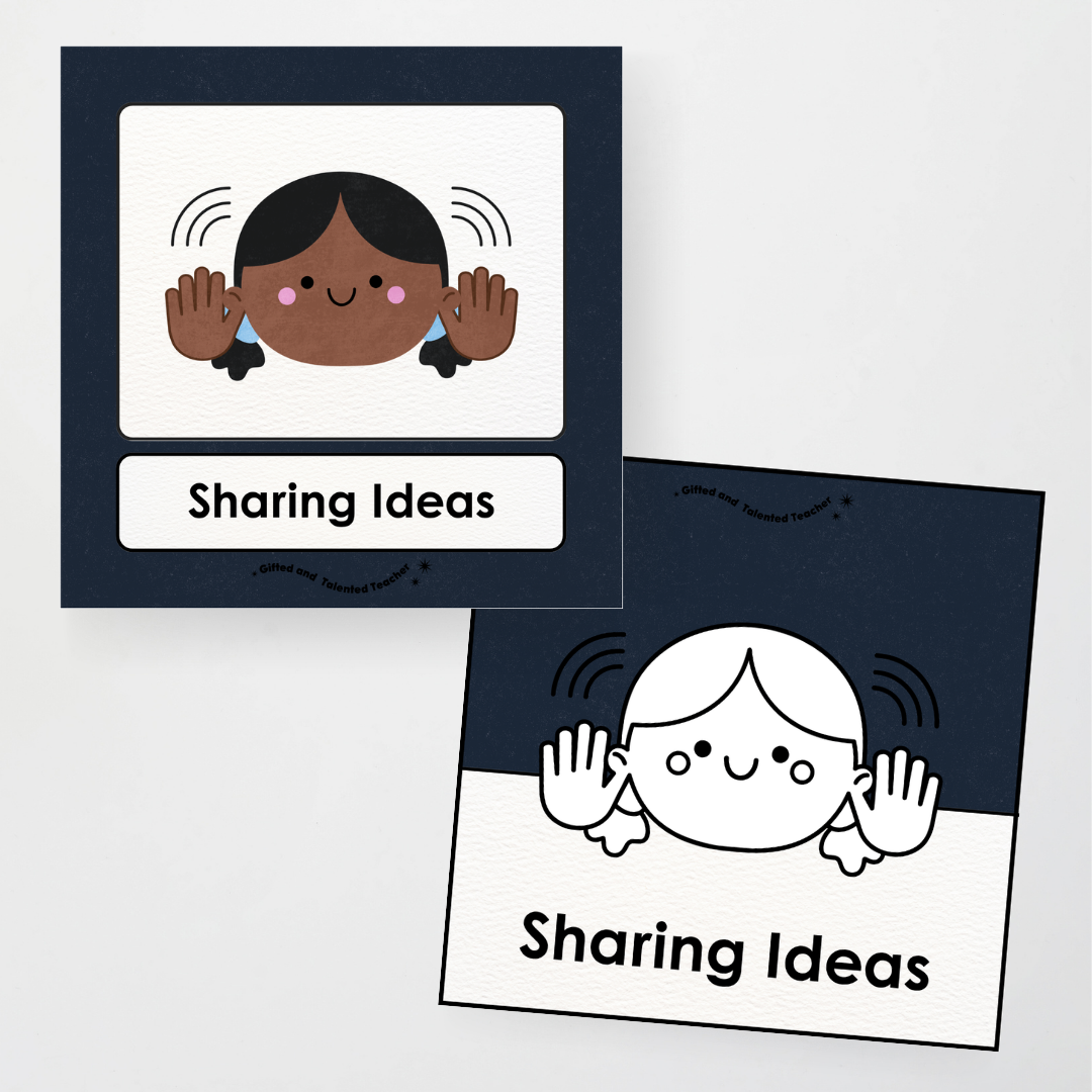 Inclusive Sitting Positions Editable Display - Space Classroom Decor