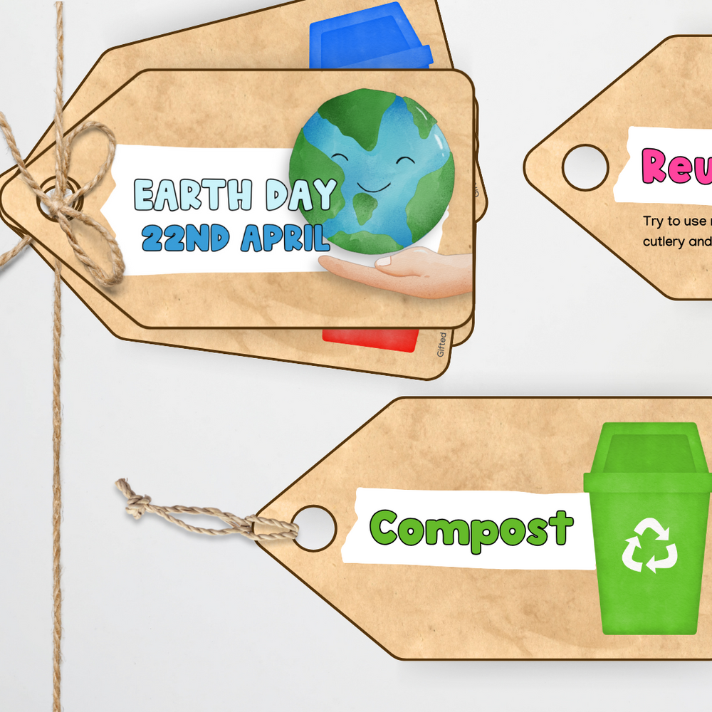 Earth Day: Tags | Printable Classroom Decor and Teacher Resources
