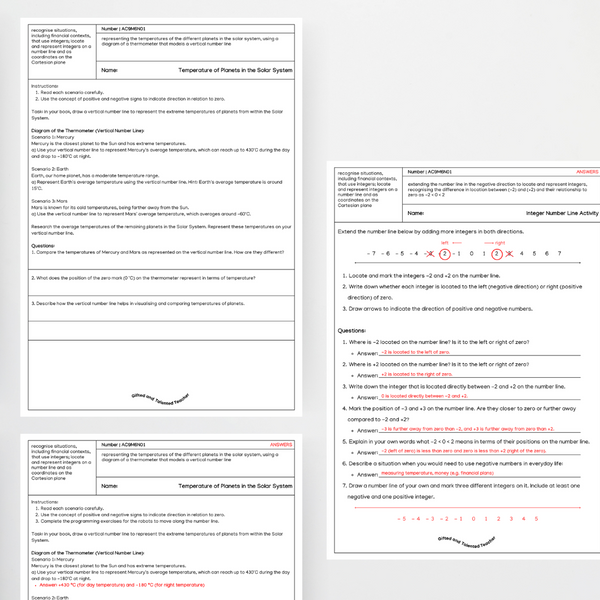 Number - Year 6 Australian Curriculum AC9M6N01 | Gifted and Talented ...