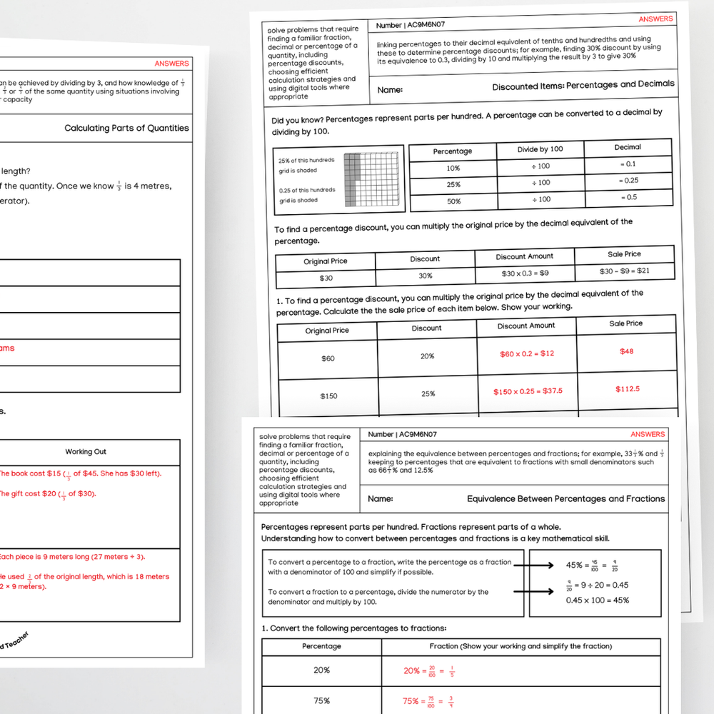 Number - Year 6 Australian Curriculum AC9M6N07 | Gifted and Talented ...