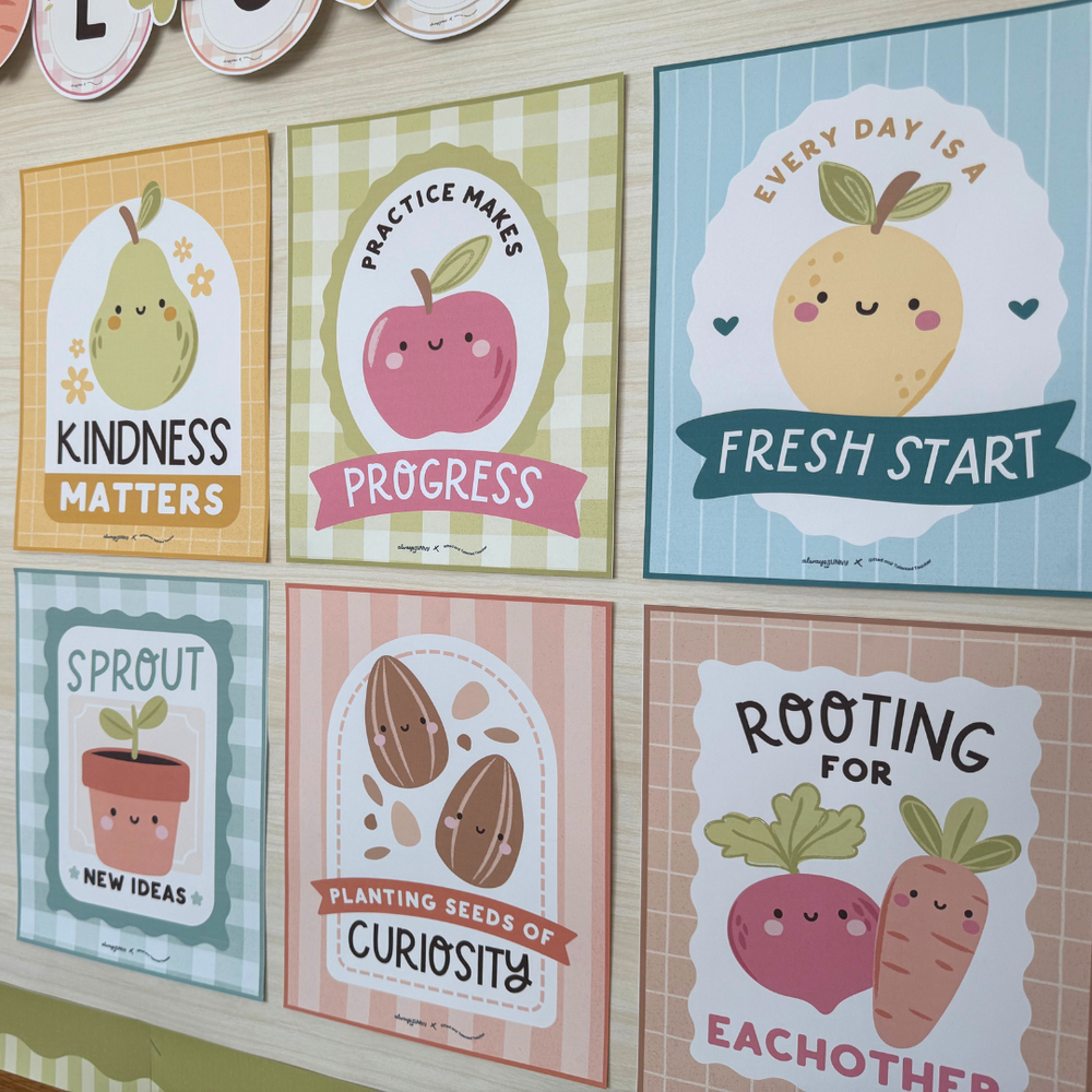 x Always Sunny Co. Farmers Market Classroom Decor | Gifted and Talented ...